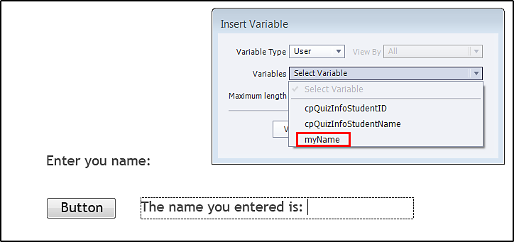 How to create user-defined variables in Adobe Captivate Classic How to create user-defined variables in Adobe Captivate Classic